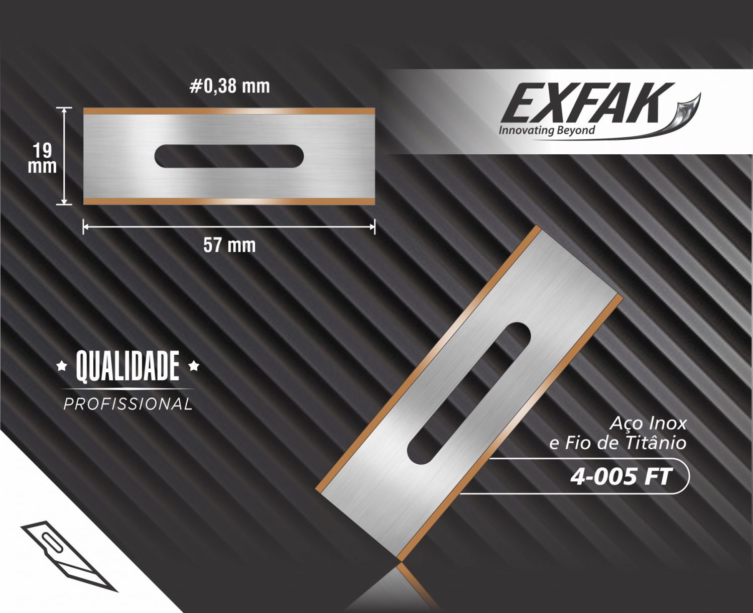 Lâminas de Refile » Exfak